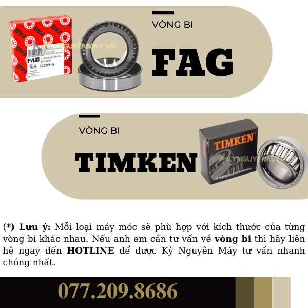 Bảng Tra Kích Thước - Thông Số Bạc Đạn Mới Nhất Hiện Nay