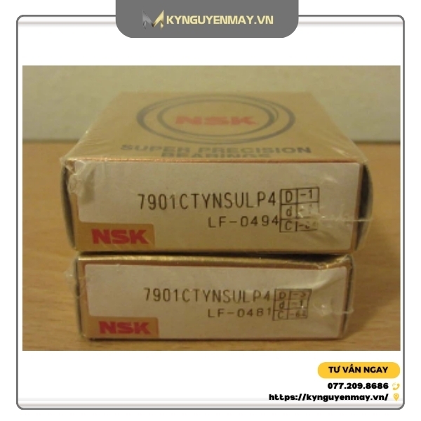 Vòng Bi NSK 7901CTYNSULP4 | Độ Bền Vượt Trội - Chịu Lực Đỉnh Cao