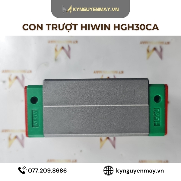 Con Trượt Vuông HIWIN HGH30CA (H30C/ HG30/ HGH30) | 97.4x60x45mm