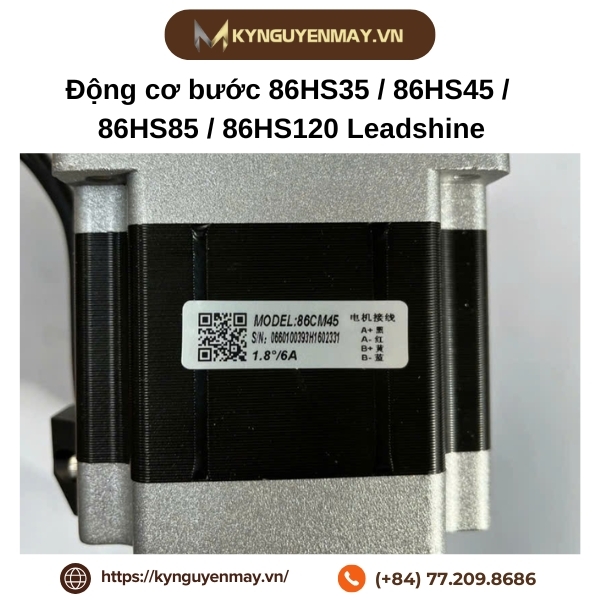 Động Cơ Bước 86HS35 / 86HS45 / 86HS85 / 86HS120 LEADSHINE