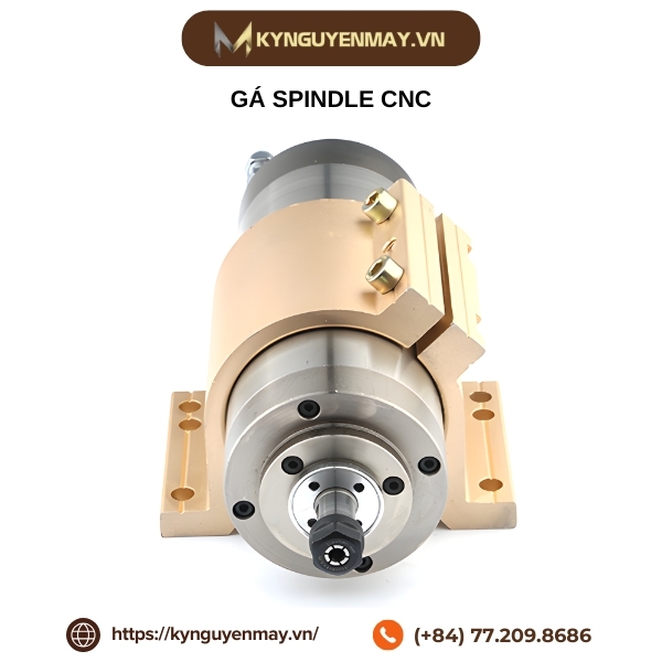 Gá Spindle Máy CNC 65mm 80mm | Khả Năng Chống Gỉ Sét Cao