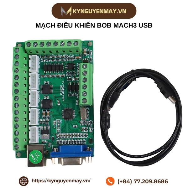 Mạch Điều Khiển BOB Mach3 USB | Dễ Dàng Kết Nối - Hiệu Quả Cao