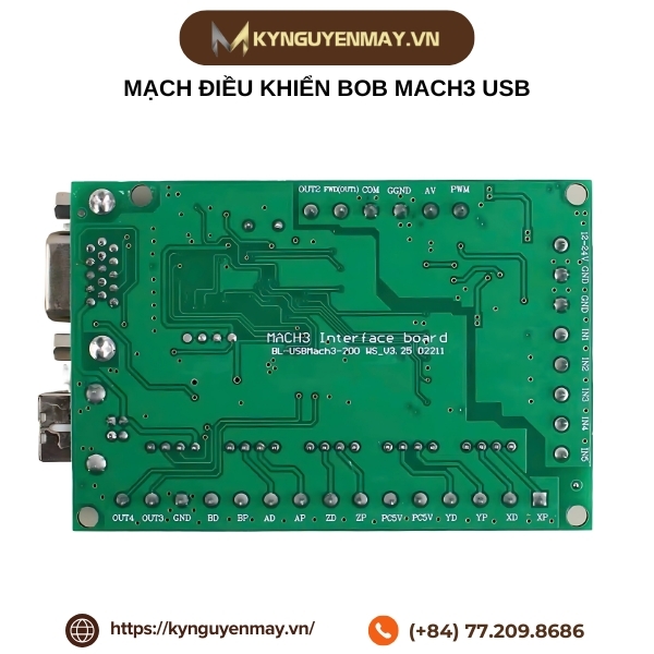 Mạch Điều Khiển BOB Mach3 USB | Dễ Dàng Kết Nối - Hiệu Quả Cao
