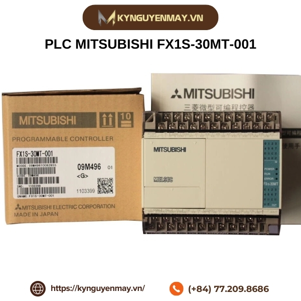 Bộ Lập Trình PLC MITSUBISHI FX1S-30MR-001, FX1S-30MT-001