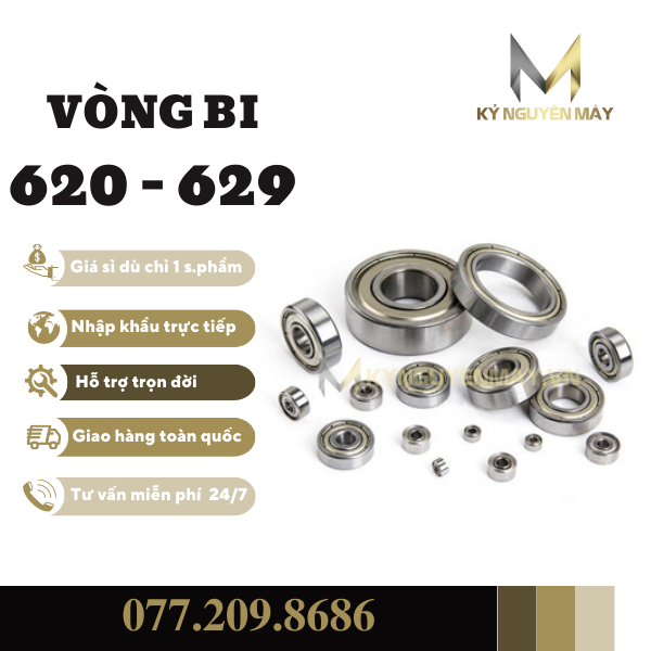 Vòng bi 620 - 629 | Giao hàng nhanh | Uy tín - Chất lượng