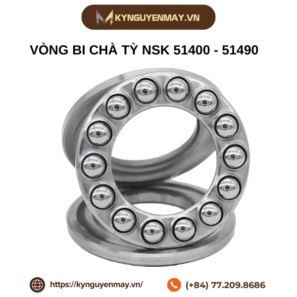 Vòng Bi Chà Tỳ 51404, 51405, 51406, 51407, 51408, 51409, 51415, 51422