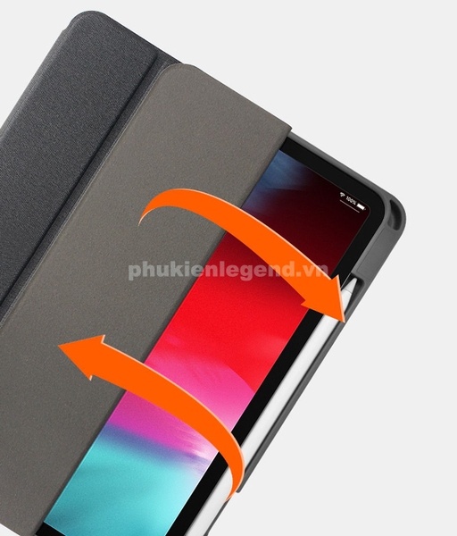 Bao da Mutural Tailor dựng đứng có khay bút dành cho iPad Gen 10 10 ...