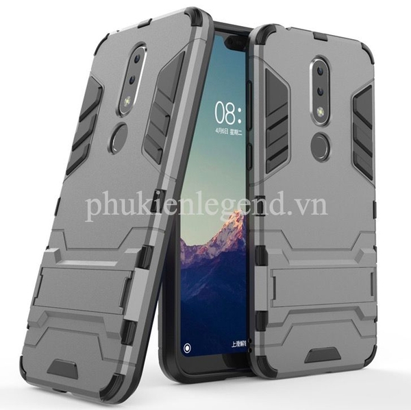 Ốp lưng chống sốc Iron Man cho Nokia 6.1 Plus
