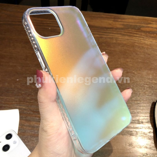 Ốp lưng phản quang iPhone 13 hiệu Memumi Rainbow đổi màu theo góc nhìn ...