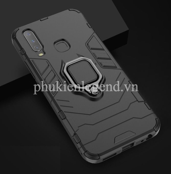Ốp lưng Vivo Y12 iron man chống sốc kèm iring