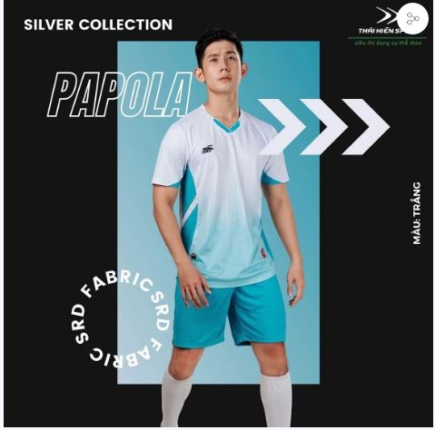 Áo Đá Banh Riki Papola Trắng TheThaoUni
