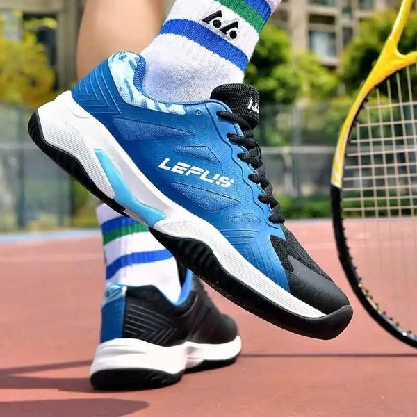 Giày Pickleball/Tennis Lefus L035 - Xanh / Đen Thể Thao Uni