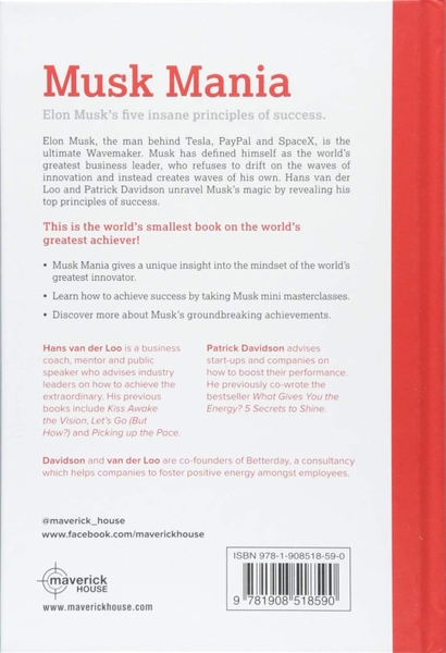 Musk Mania : Elon Musk's five insane principles of success Gác Xép ...