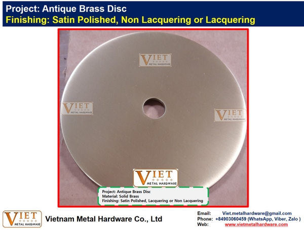 Antique Brass Disc - VIETNAM METAL HARDWARE CO., LTD