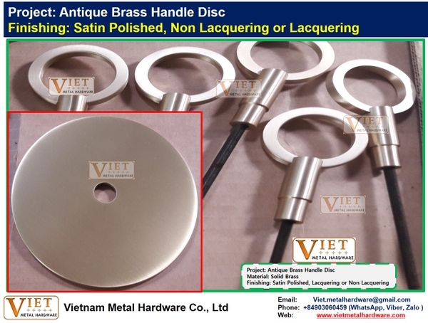 Antique Brass Handle Disc - VIETNAM METAL HARDWARE CO., LTD