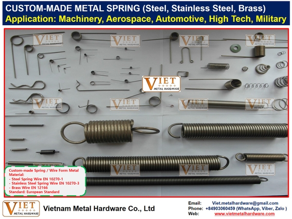 CUSTOM-MADE METAL SPRING (Steel, Stainless Steel, Brass) - VIETNAM ...