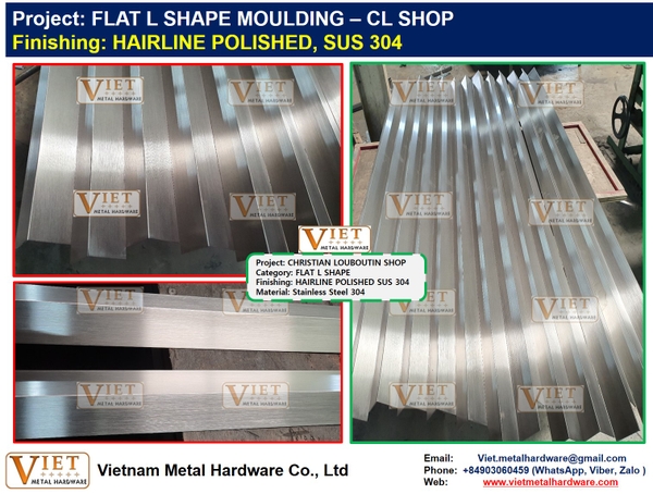 FLAT L SHAPE MOULDING, CL SHOP - VIETNAM METAL HARDWARE CO., LTD