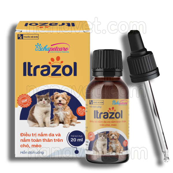 Itrazol 20ml - Thuốc trị nấm cho chó mèo | nanavet.com