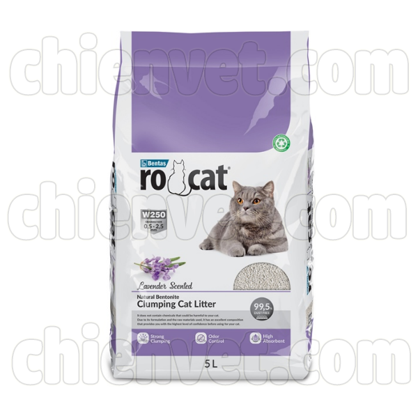Cát vệ sinh cho mèo Rocat hương Lavender 4.25kg/5L | nanavet.com