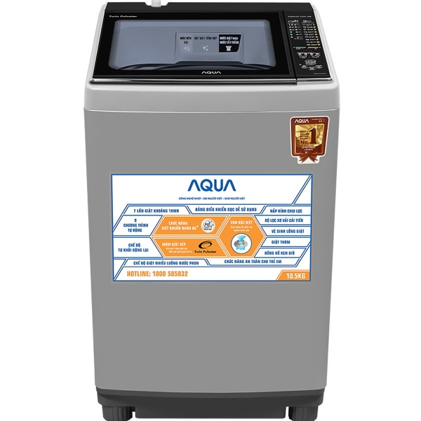 Máy giặt cửa trên AQUA AQW-U91CT (9kg) | Điện máy TÁM OANH
