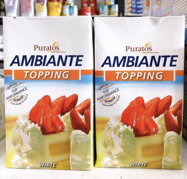 Kem Ambiante Topping Cream 1L KingDrinks Việt Nam