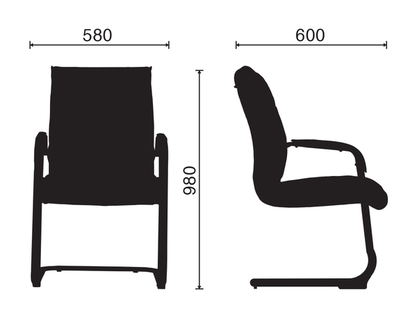Ghế Họp M1039 | Ghế Chân Quỳ Cao Cấp | Nội Thất The One