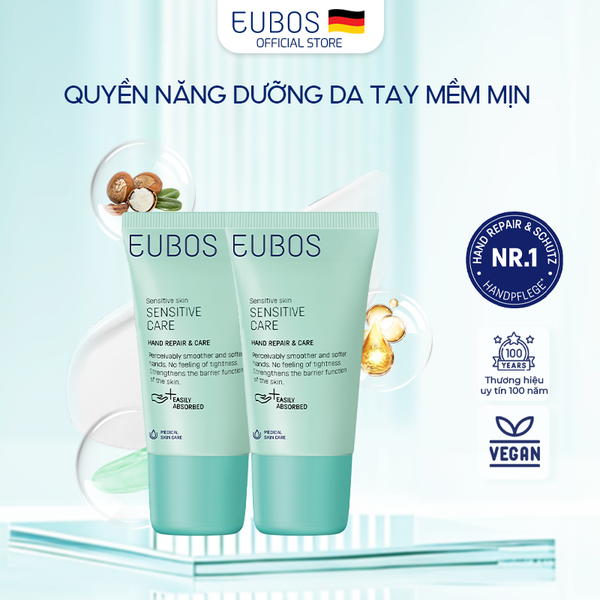 Combo 02 Kem dưỡng tay cho da nhạy cảm EUBOS 25ml | EUBOS VIỆT NAM