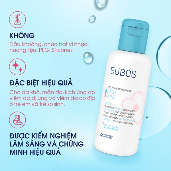 Dầu Tắm EUBOS Haut Ruhe Bath Oil Thành Phần Tự Nhiên, Dưỡng Ẩm Dịu Nhẹ ...