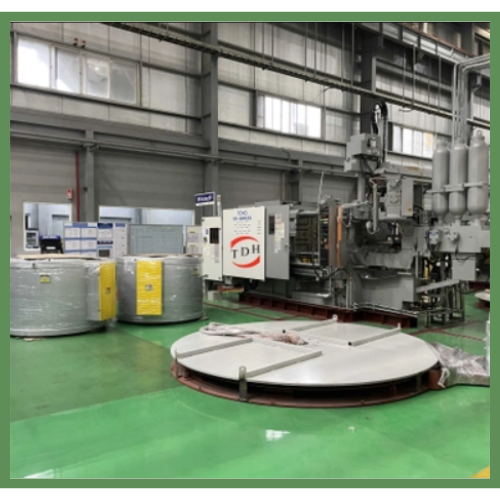 Lò điện nấu nhôm bàn xoay | TDH Việt Nam