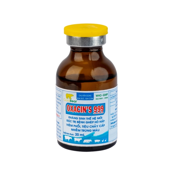 Rx-OXACIN'S 999 (20 ML/LỌ)-Thuốc kê đơn | Gấu Vàng