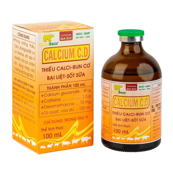CALCIUM C.D (100 ML/LỌ) | Gấu Vàng