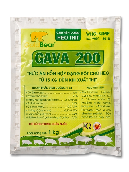 GAVA 200 (1 KG/GÓI) | Gấu Vàng
