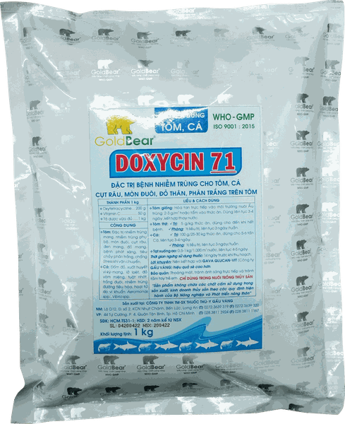 Rx-DOXYCIN 71 (1 KG/GÓI) Thuốc kê đơn | Gấu Vàng