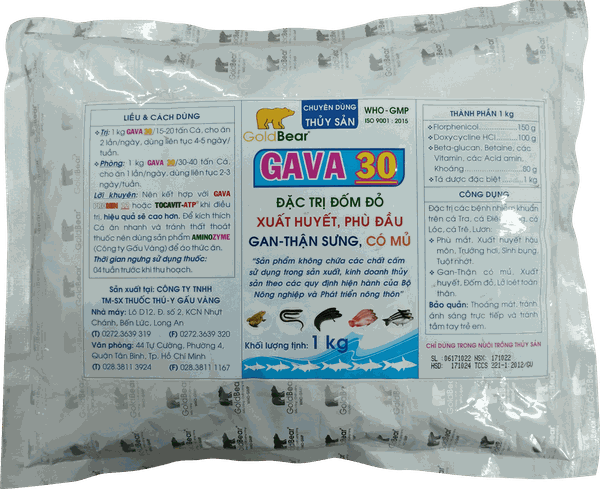 GAVA 30 (1 KG/GÓI) | Gấu Vàng