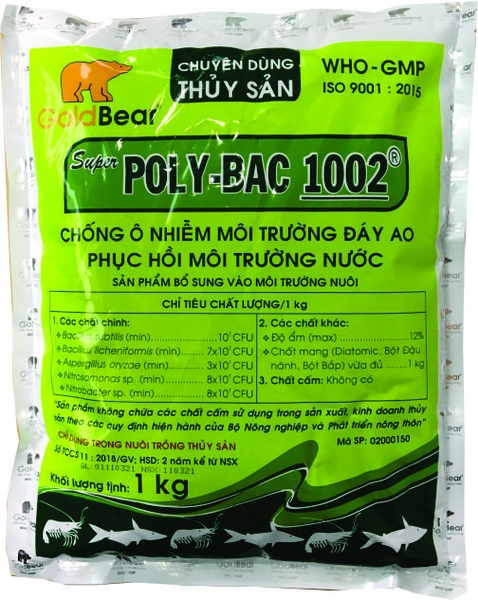 SUPER POLY-BAC 1002 (1 KG/GÓI) | Gấu Vàng