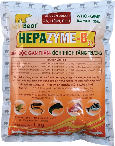HEPAZYME-B12 (1 KG/GÓI) CÁ | Gấu Vàng