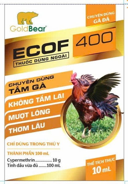ECOF 400 (10ML/GÓI)-TẮM GÀ | Gấu Vàng