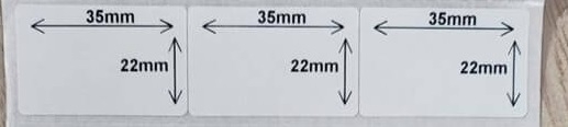 Giấy in 3 tem| Mã vạch | Decal nhiệt (35x22)mm