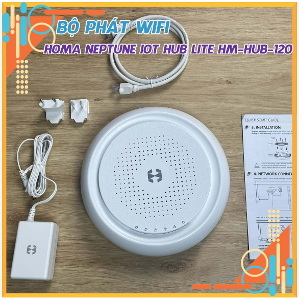 Bộ Phát Wifi Ốp Trần HOMA NEPTUNE IOT HUB Lite HM-HUB-120 – 3 Băng Tần ...