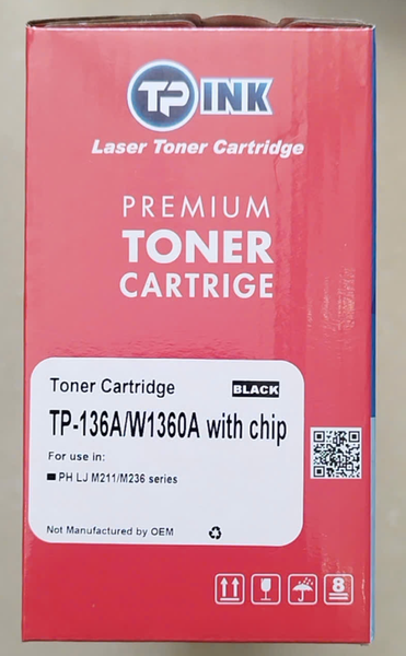 Hôp mực 136A (W1360A) TP-Ink, có chíp - Dùng cho máy in HP M211 M211D ...