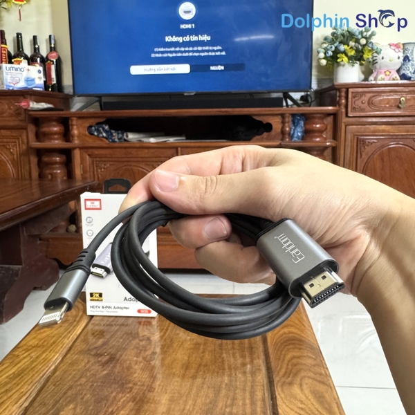 Dây HDMI iPhone, iPad Earldom W35 Hỗ Trợ Độ Phân Giải 2K Siêu Sắc Nét ...