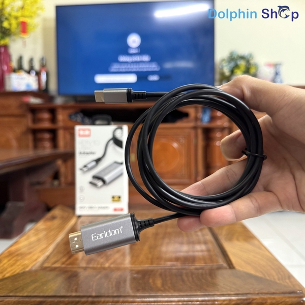 Dây HDMI Type C Earldom W34 Hỗ Trợ Độ Phân Giải 4K Siêu Sắc Nét Cho ...