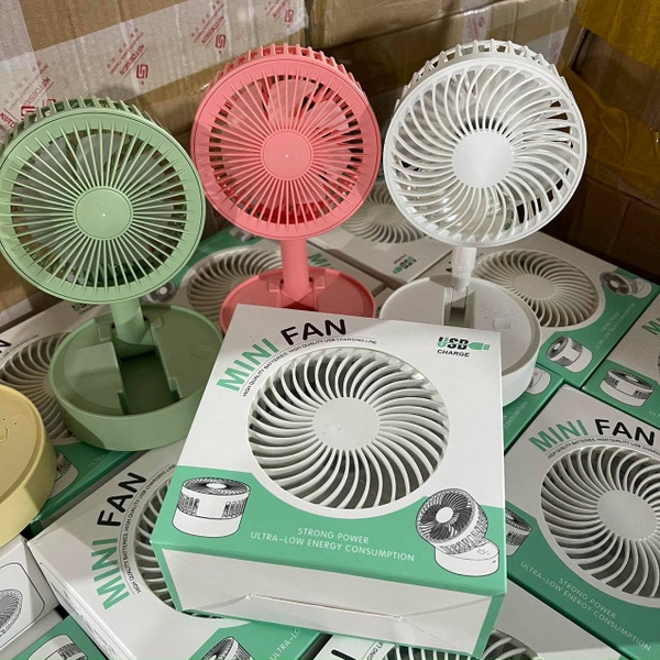 Quạt Để Bàn Mini Gấp Gọn Tiện Lợi 3 Tốc Độ Gió Dolphin Shop