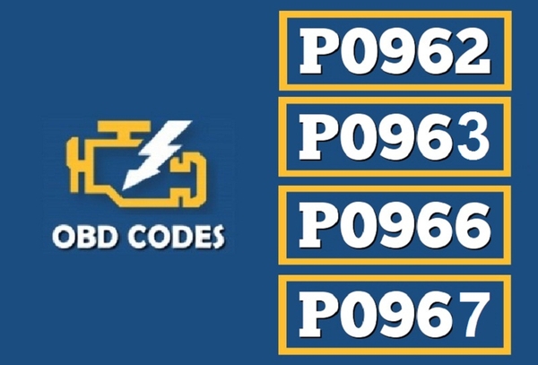 Mã lỗi P0962 code, P0963 code, P0966 code, P0967 code - Mạch điện điều
