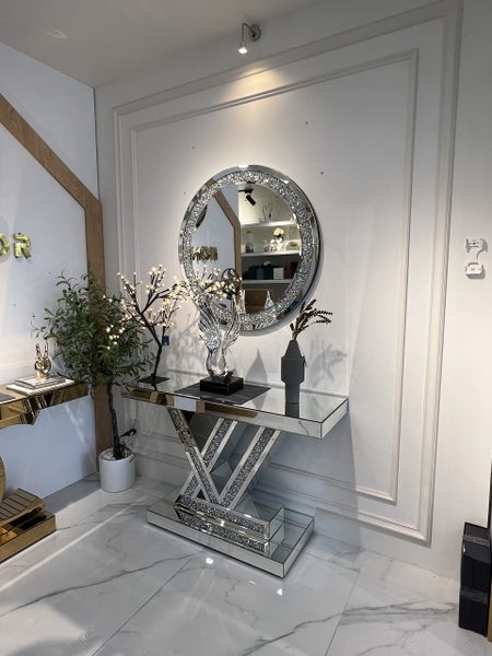 BÀN CONSOLE LV KIẾNG BẠC Homecor - Nội Thất Cần Thơ