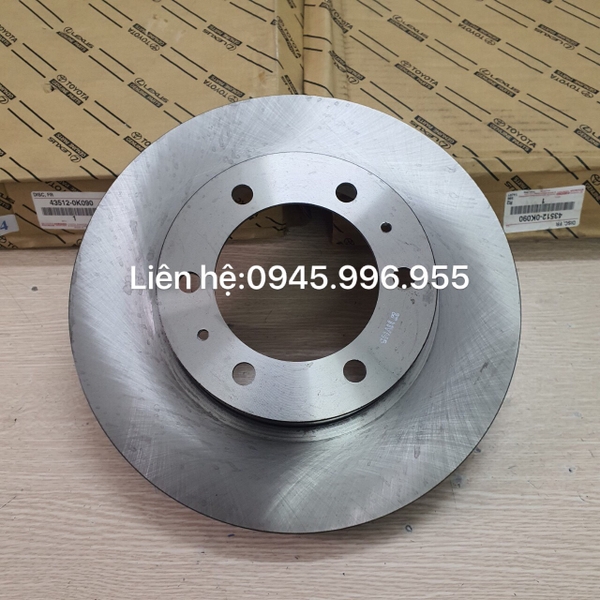 Đĩa phanh trước Toyota Fortuner 43512-0K090