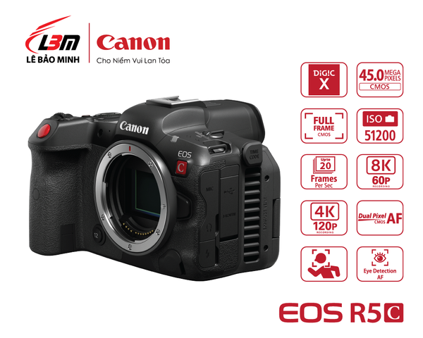 CANON CINEMA EOS R5C BODY - CHÍNH HÃNG | Khánh Long Camera