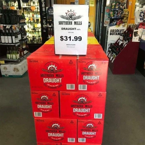 Bia Đỏ Southern Mills Draught thùng 30 lon x 330ml - Nội địa Úc – HÀNG ...