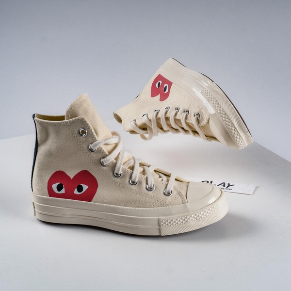 CONVERSE 70S CDG HIGH CREAM WHITE SAIGON SNEAKER