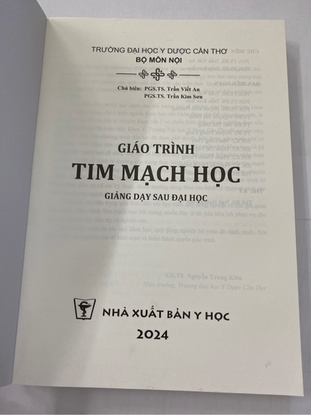 Sách Giáo trình tim mạch học (sau Đh) Vythietbiyte-sachyhoc